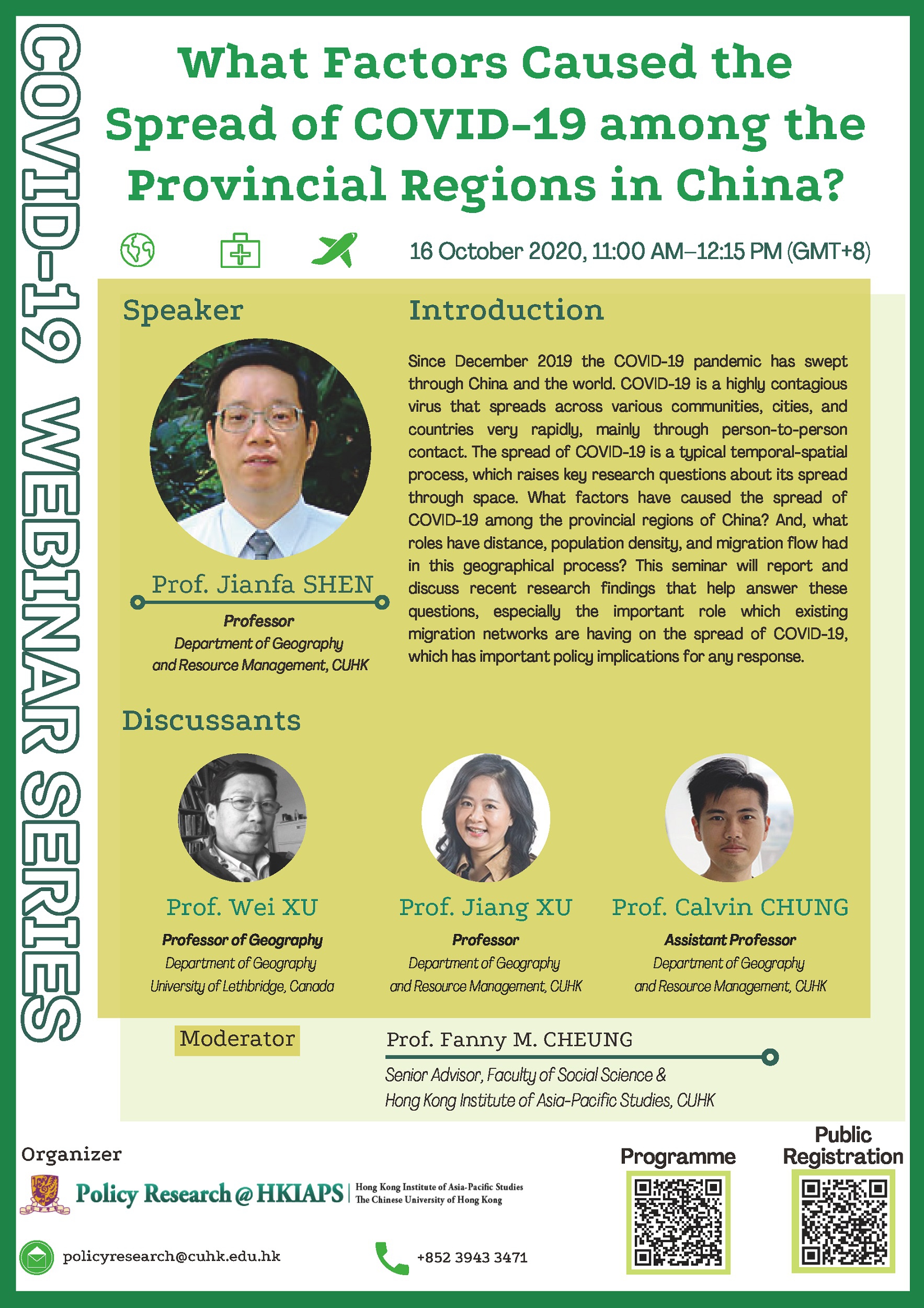COVID-19 Webinar Series: What Factors Caused the Spread of COVID-19 ... COVID-19 Webinar Series: What Factors Caused the Spread of COVID-19 ...