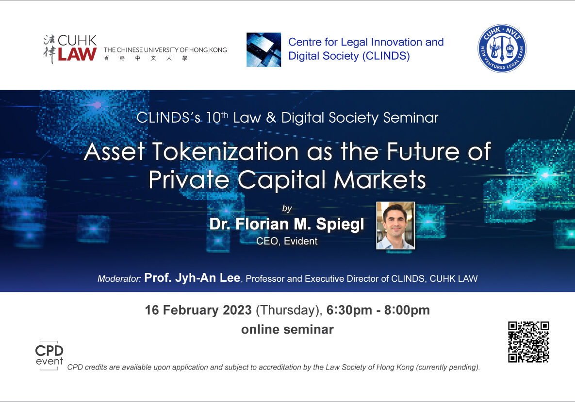 CUHK LAW CLINDS’s 10th Law & Digital Society Seminar – ‘Asset ... CUHK LAW CLINDS’s 10th Law & Digital Society Seminar – ‘Asset ...